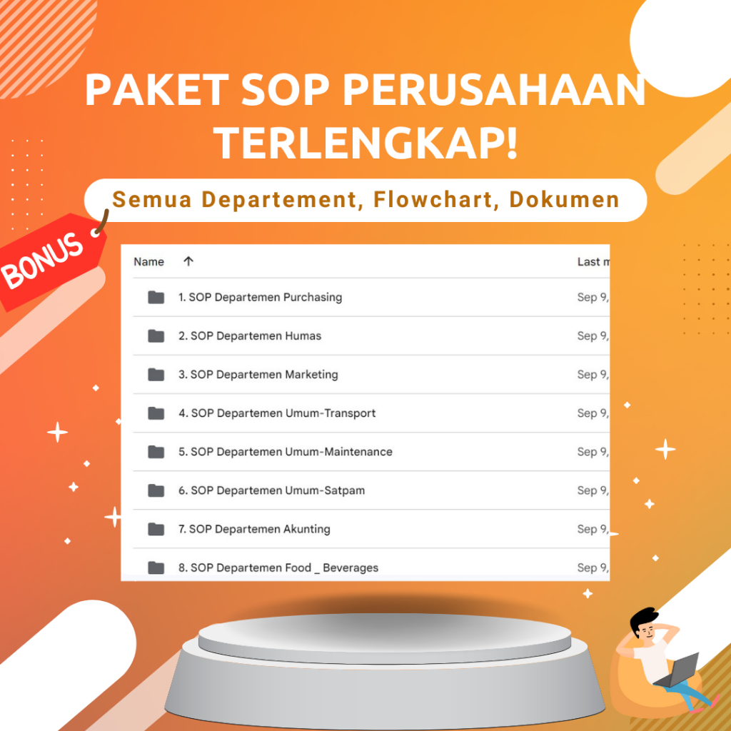 Jual SOP Perusahaan Lengkap Flowchart dan Formulir | Shopee Indonesia