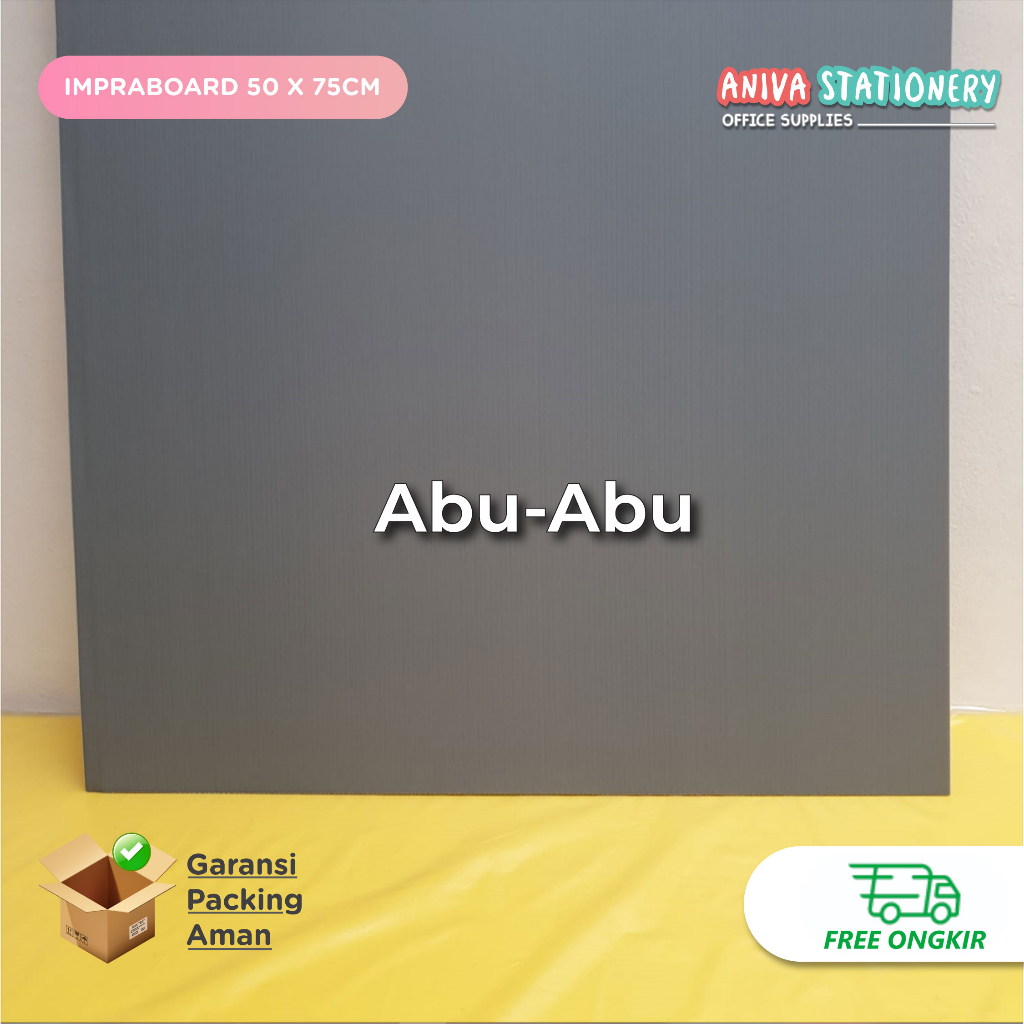 Jual IMPRABOARD INFRABOARD KARTON PLASTIK LEMBARAN TEBAL 3MM 50 x 75 cm | Shopee Indonesia