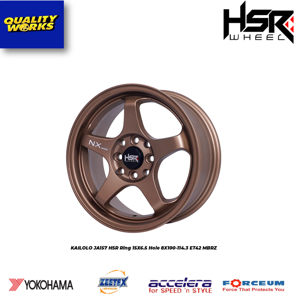 Jual Velg HSR untuk Xenia Ring 15 HSR KAILOLO R15X65 H8X100-114,3 ET42 | Shopee Indonesia
