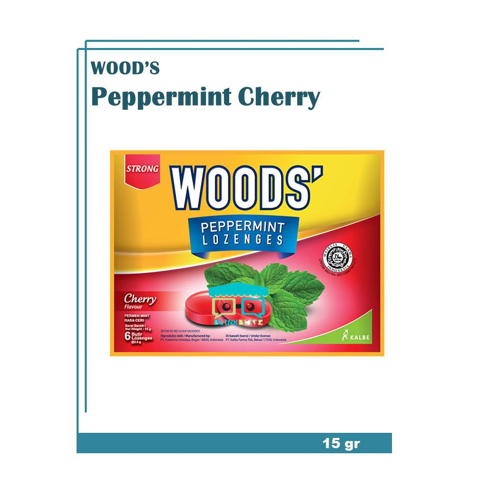 Jual Woods' Peppermint Permen Isi 6 Rasa Cherry 15 gr | Shopee Indonesia