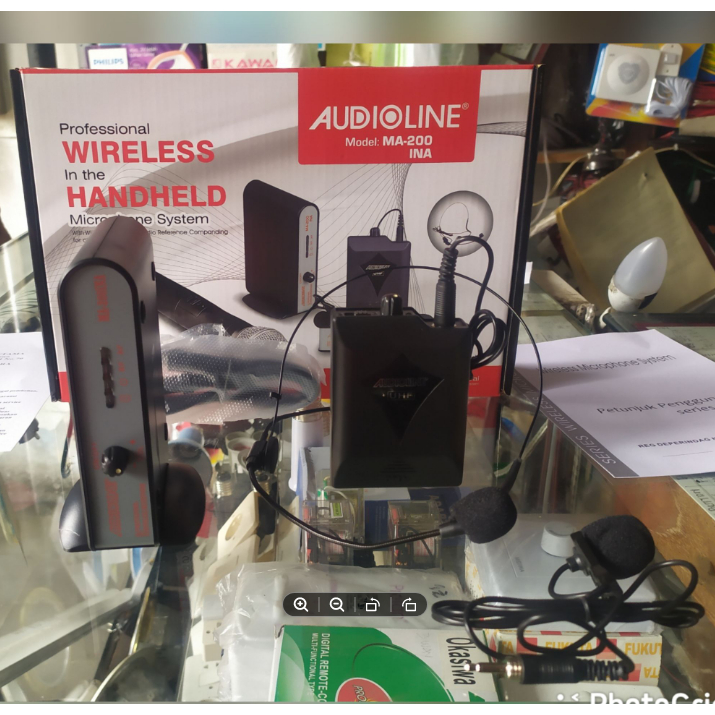 Jual Mic wireless brand audioline barang bagus harga murah cocok sekali ...