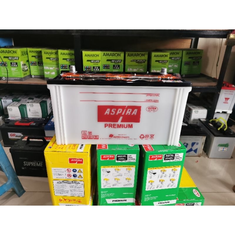 Jual AKI BATERAI BASAH ASPIRA ASTRA OTOPARTS N100/95E41 TAFT GENSET ...
