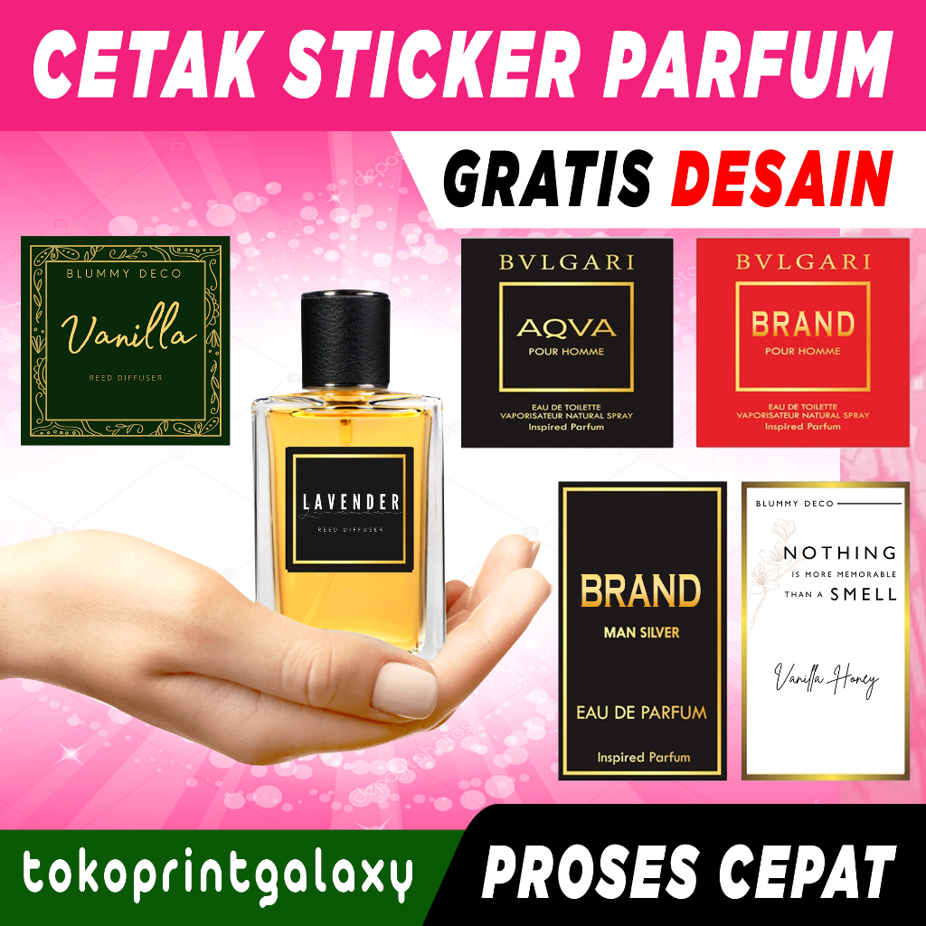 Jual Sticker Parfum Label Kemasan Cutting A3 | Shopee Indonesia