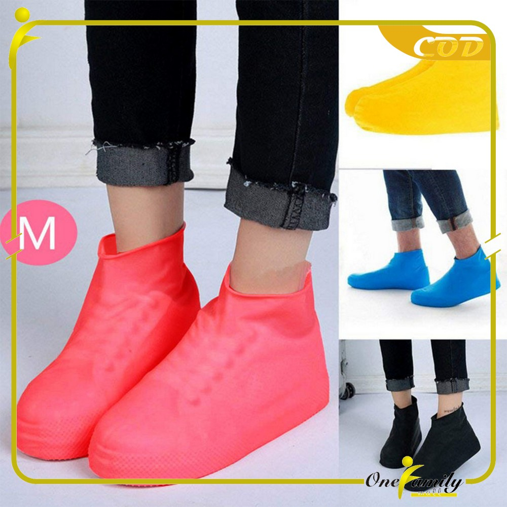 Jual ONE-C897 Cover Sepatu Anti Air Unisex Bahan Karet Silikon Sarung ...