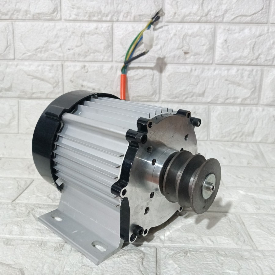 Jual motor listrik 48v 1500w 3300rpm dinamo brushless BLDC 48vdc pulley a2 | Shopee Indonesia