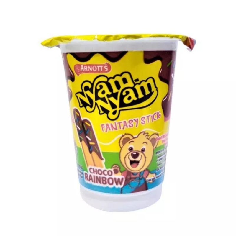 Jual Nyam Nyam Fantasy Stick Choco Rainbow | Shopee Indonesia
