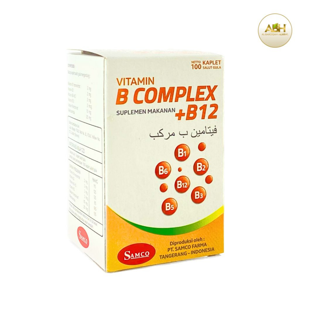 Jual VITAMIN B COMPLEX +B12 SUMPLEMEN MAKANAN (ISI100) | Shopee Indonesia
