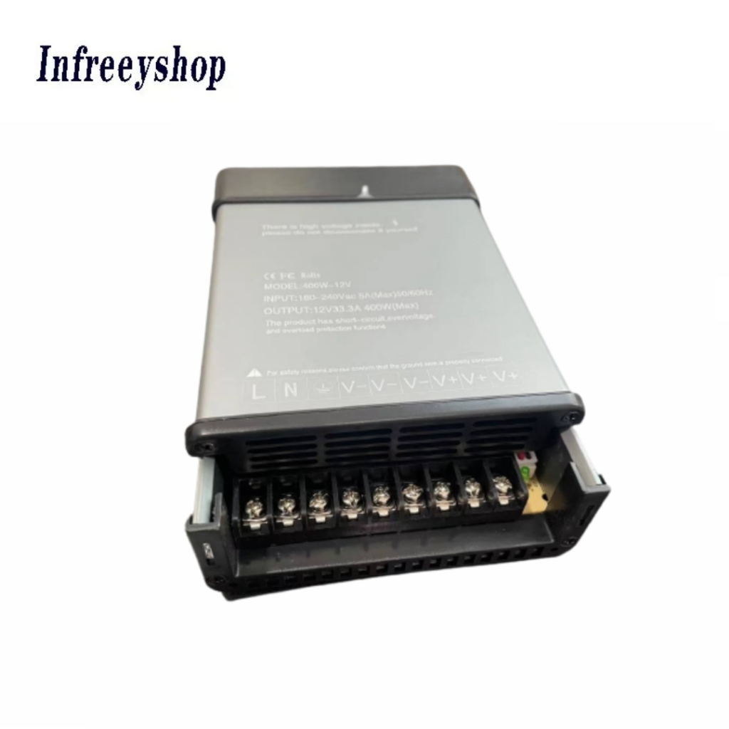 Jual power supply outdoor 33.3A 12V trafo waterproof led strip box ...