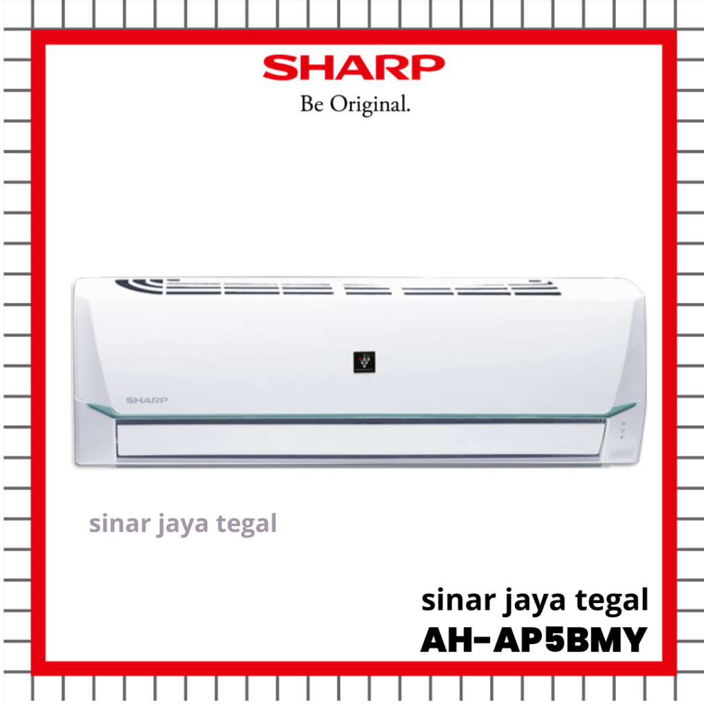 Jual AC SPLIT SHARP 1/2 PK AH-AP5BMY Plasmacluster Garuda Series (HANYA UNIT) | Shopee Indonesia