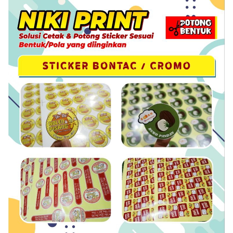 Jual Sticker Bontac // Sticker Label // Sticker Minuman // Sticker ...