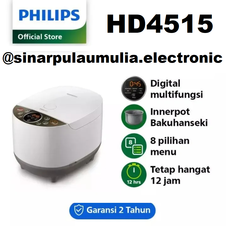 Jual Philips Magic Com Rice Cooker Digital - HD 4515/90 HD4515/85 HD ...
