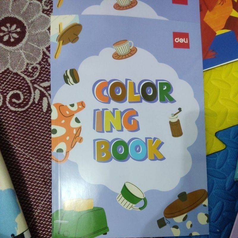 Jual Deli Children Coloring Book / Buku Mewarnai Anak 12 Lembar Kertas ...