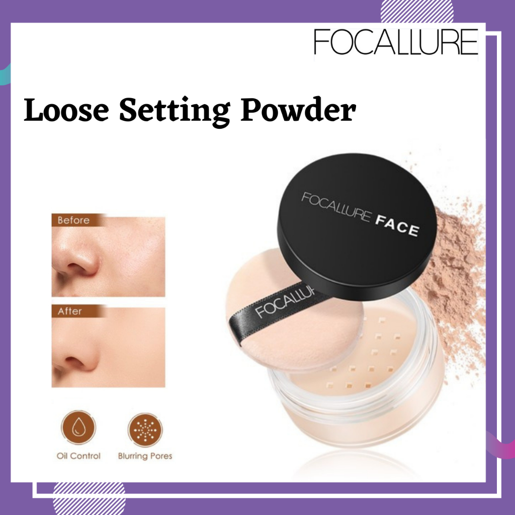 Jual Focallure Super Fine Loose Setting Powder / Bedak Tabur | Shopee ...