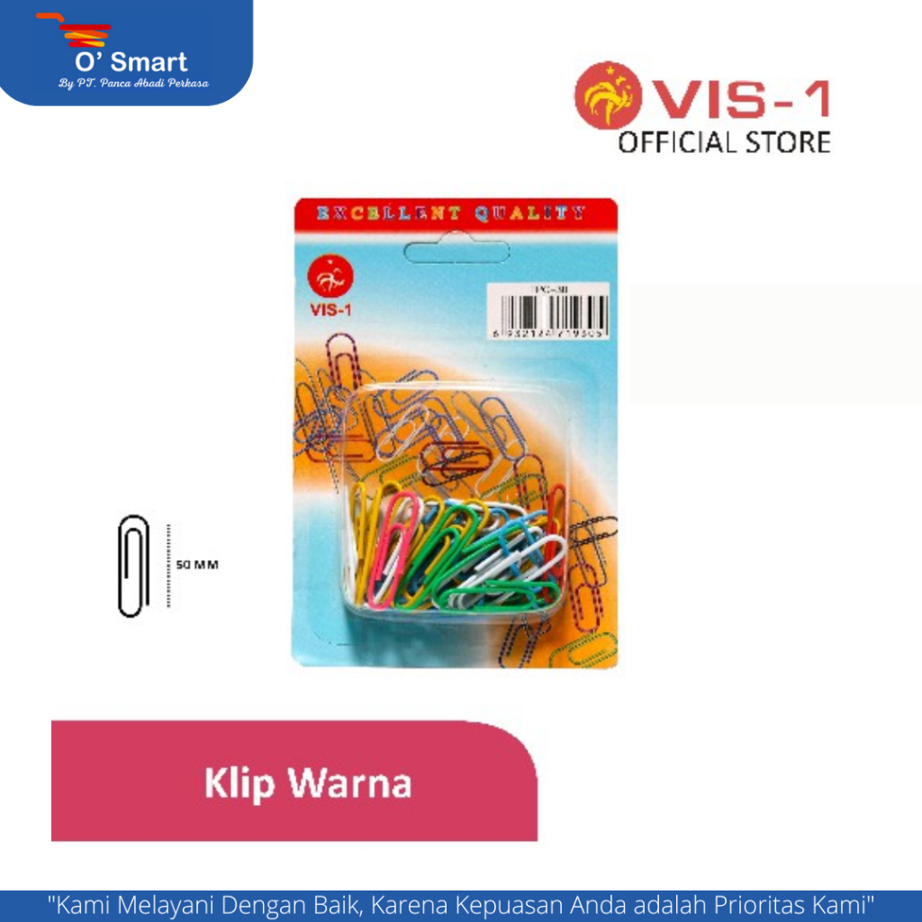Jual PAPER CLIP WARNA VIS-01 KWP-30 | Shopee Indonesia
