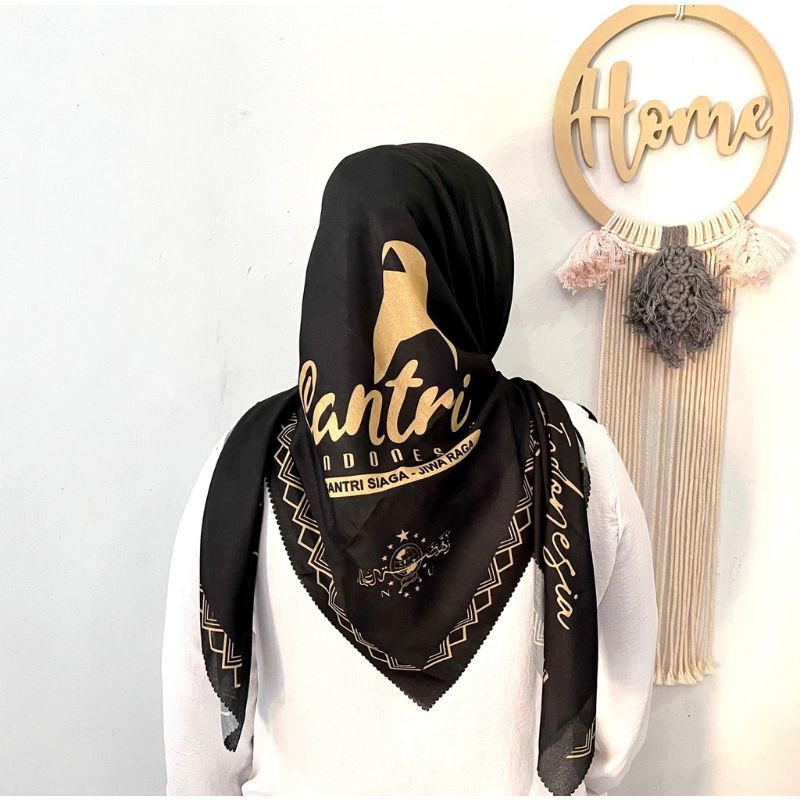 Jual (Grosir)Hijab Filosofi Santri indonesia Arab Koran jilbab voal ...