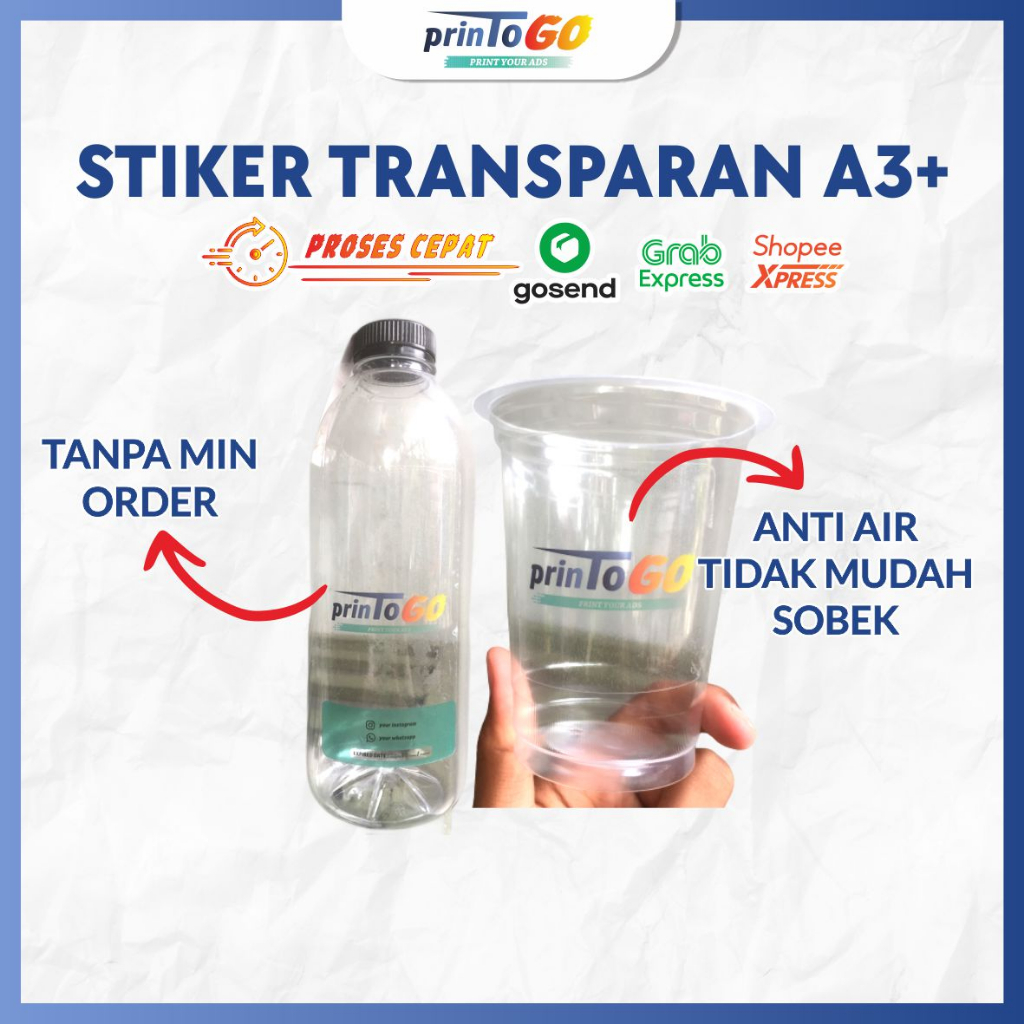 Jual STIKER TRANSPARAN / STICKER TRANSPARAN / CETAK STIKER TRANSPARAN ...