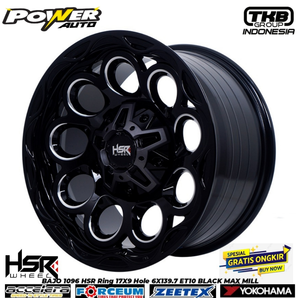 Jual model off-road R17 lebar 9 inch hsr BAJO 1096 untuk triton ford ...