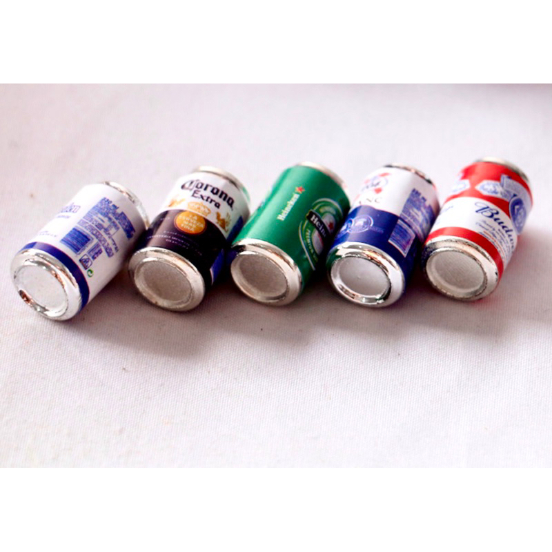 Jual miniatur minuman alkohol kaleng utk diorama, maket, rumah boneka ...