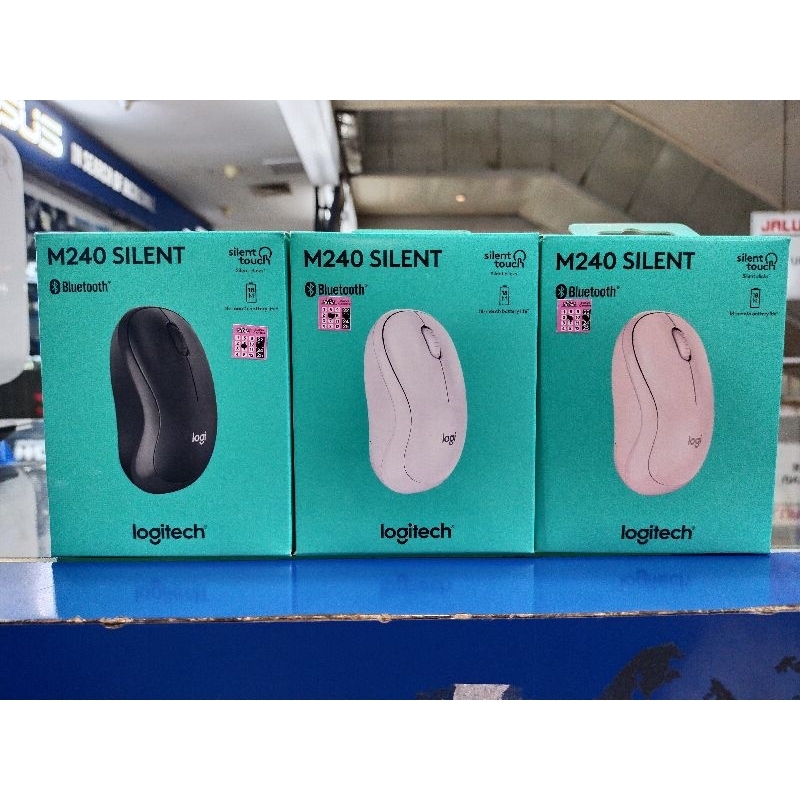 Jual MOUSE BLUETOOTH LOGITECH M-240 SILENT | Shopee Indonesia