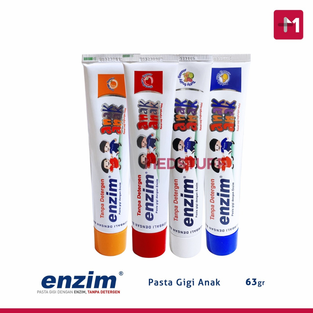 Jual Pasta Gigi Enzim Anak 63gr Enzim Pasta Gigi Anak 63gram | Shopee ...