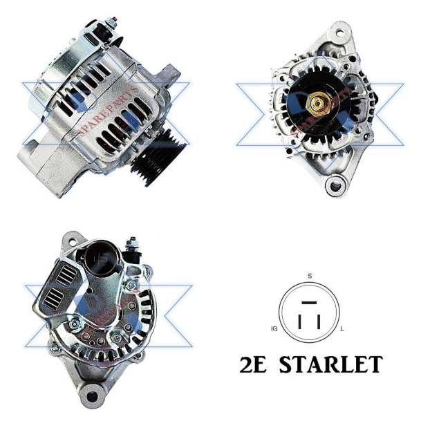 Jual DINAMO AMPERE TOYOTA ALTERNATOR 2E STARLET BULAT | Shopee Indonesia