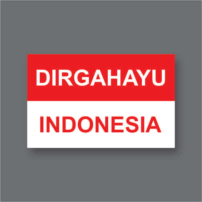 Jual stiker bendera sticker bendera merah putih Indonesia Murah Lomba ...