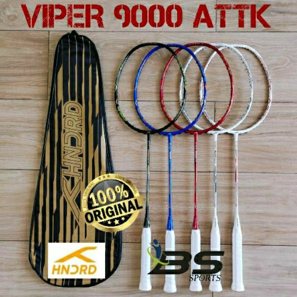 Jual RAKET BADMINTON HUNDRED HNDRD VIPER 9000 ATTK ORIGINAL | Shopee ...