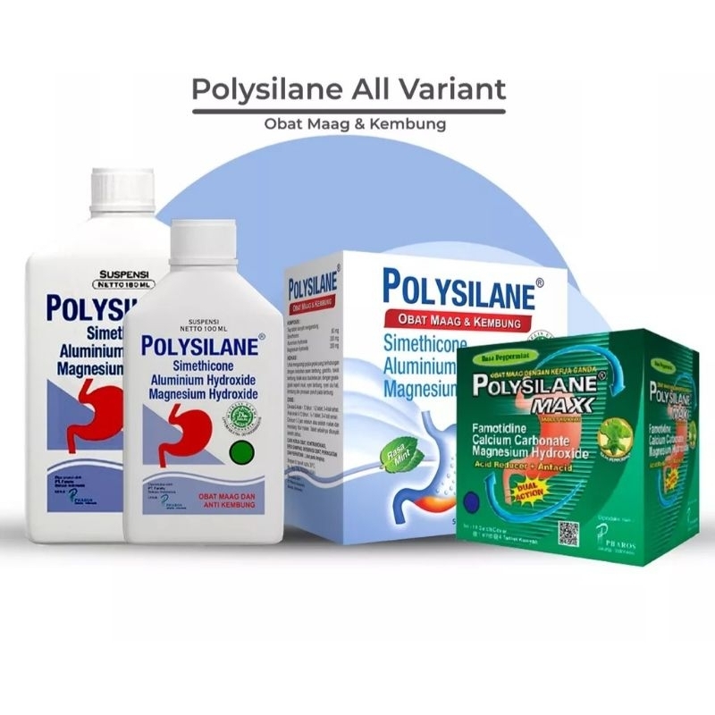 Jual POLYSILANE All Variant (Obat Maag dan Anti Kembung) | Shopee Indonesia