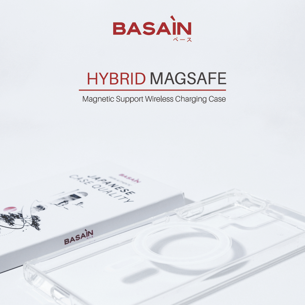 Jual Casing Samsung S22 Ultra Case Hybrid MagSafe BASAIN | Transparant ...