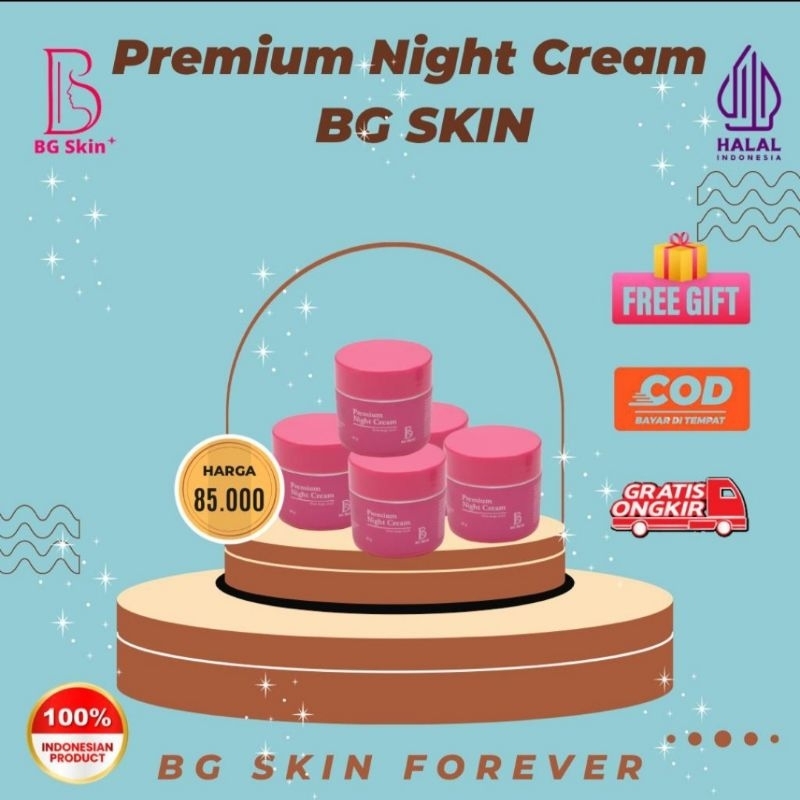 Jual BG SKIN NIGHT CREAM PREMIUM GANTI BRIGHTENING NIGHT CREAM | Shopee ...
