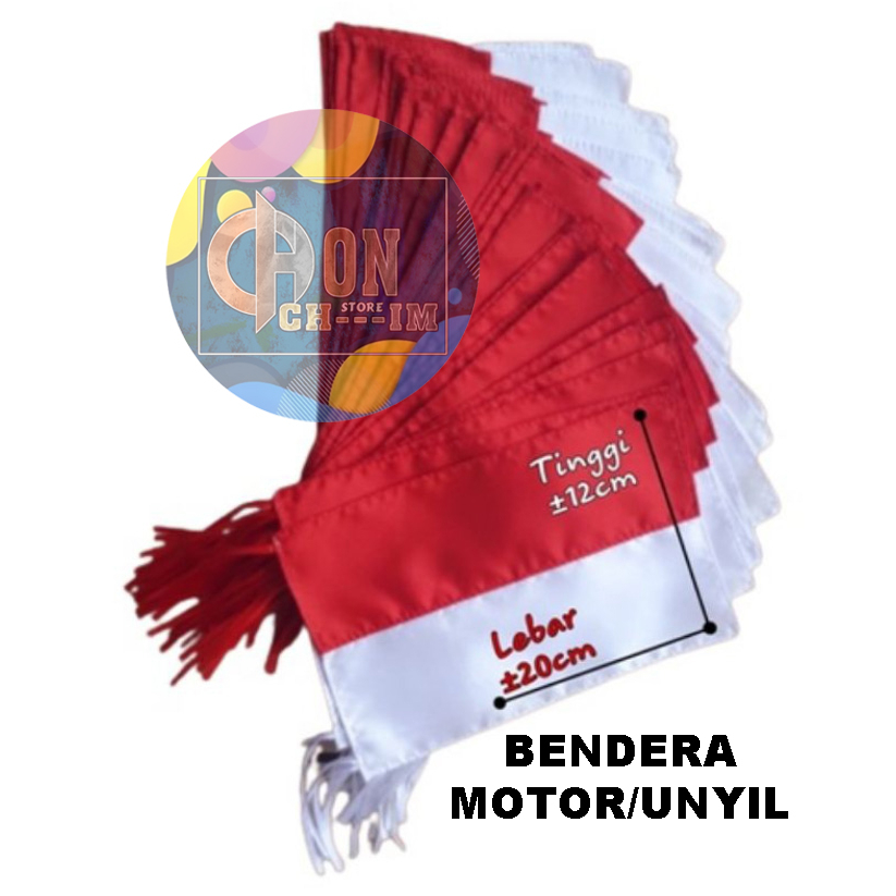 Jual BENDERA BUAT MOTOR/BENDERA UNYIL/20 PCS#BENDERA MURAH | Shopee ...