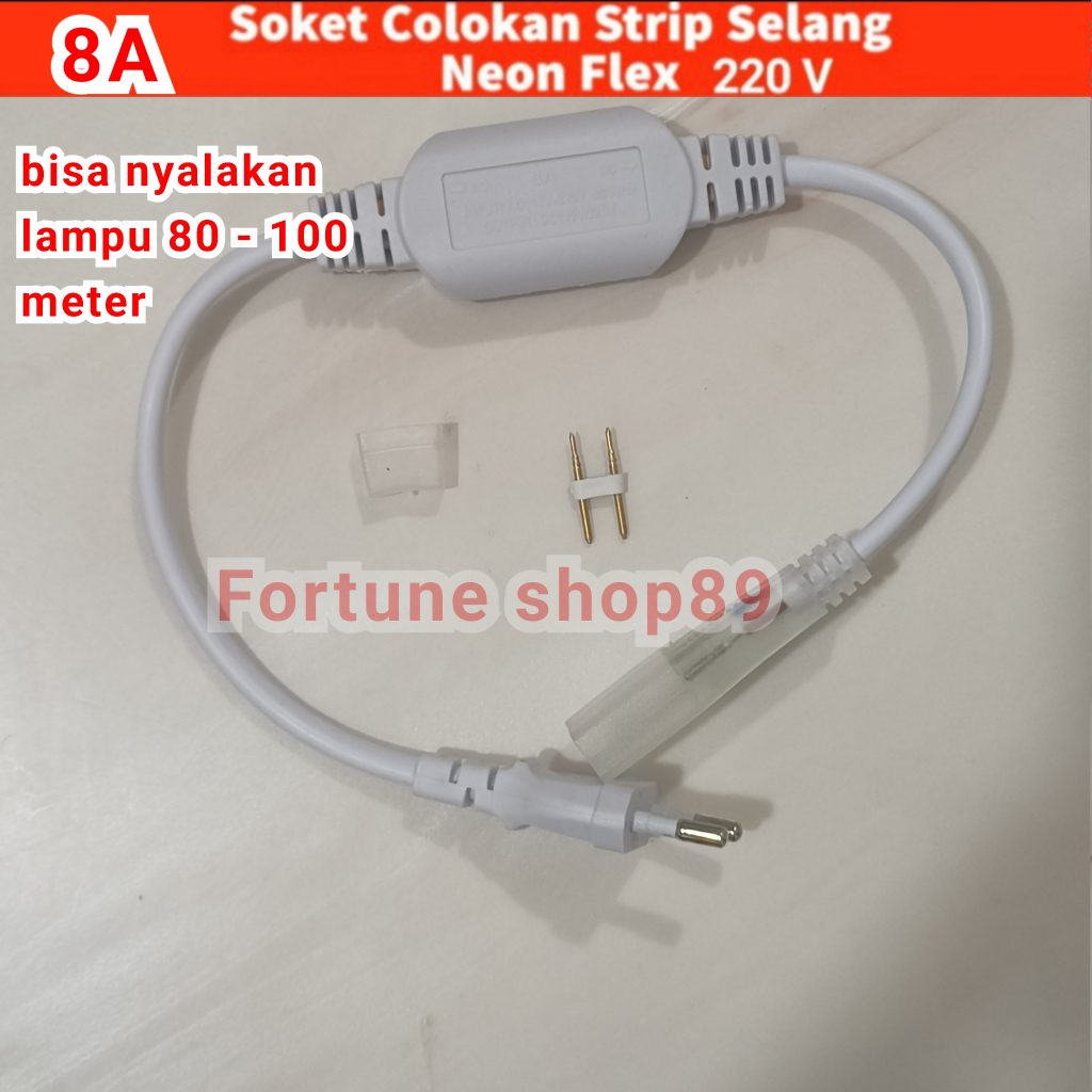 Jual Kabel Colokan Soket Socket Lampu LED Neon Flex - Led Strip Selang ...