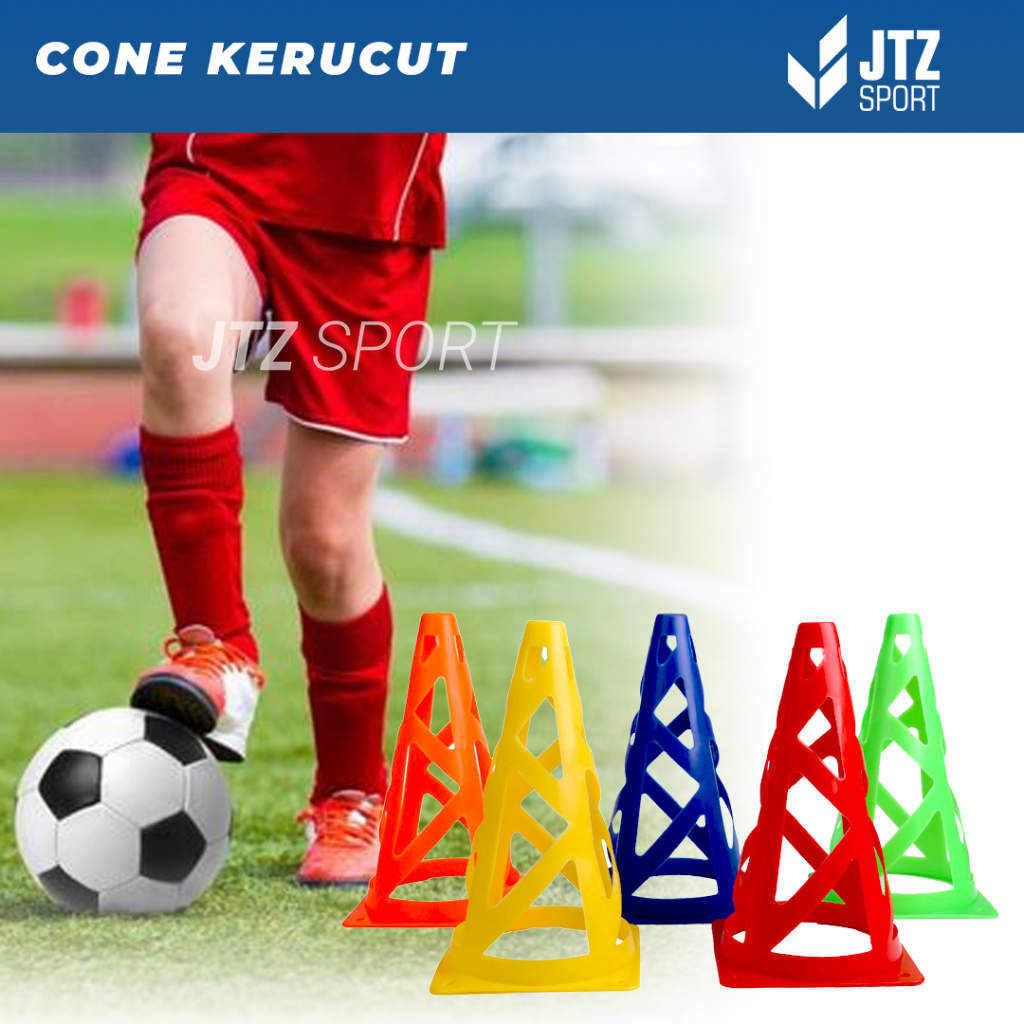 Jual Cone Model Kerucut Berlubang Lentur untuk Latihan Sepak Bola ...