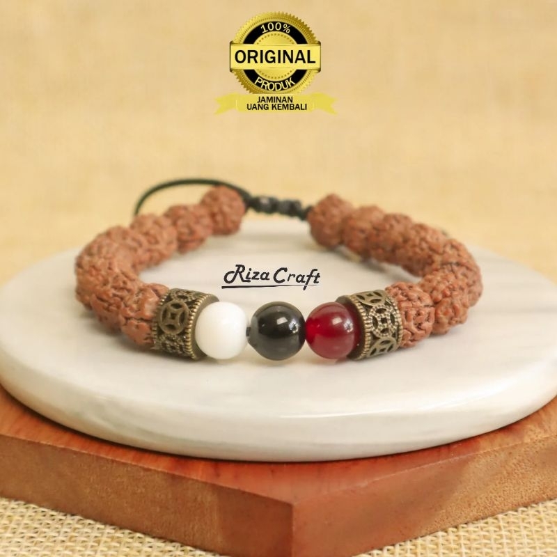 Jual JENITRI TRIDATU Gelang Tridatu Tiga Kristal mix Biji Natural ...