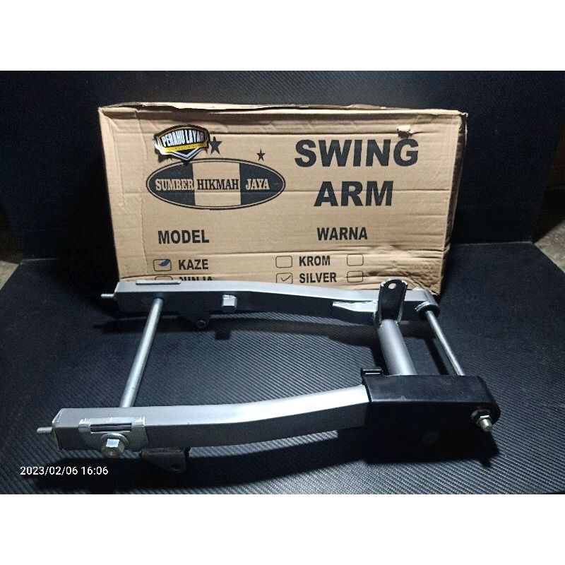 Jual ARM KAZE SILVER PNP CB GL100 FULL SET MERK SHJ MJS / arm kaze cb ...