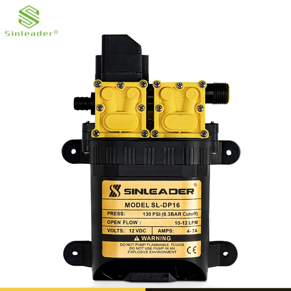 Jual Pompa DC DUAL PUMP Sinleader DP-16 9 LPM 130 PSI 100W | Shopee ...