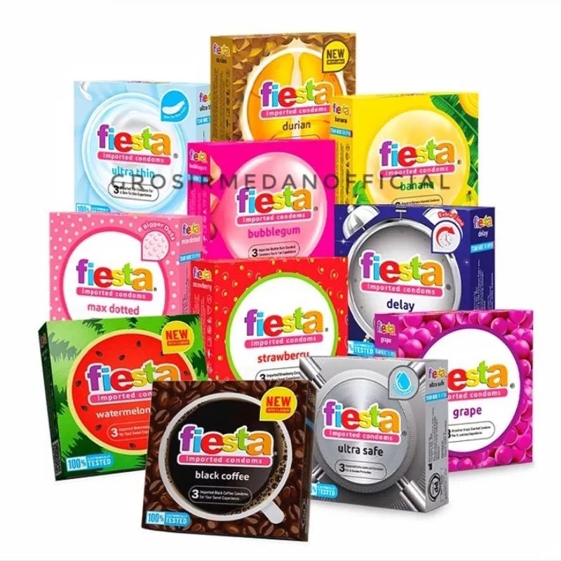 Jual Fiesta Kondom All Variant isi 3 (PRIVASI AMAN) | Shopee Indonesia Jual Fiesta Kondom All Variant isi 3 (PRIVASI AMAN) | Shopee Indonesia