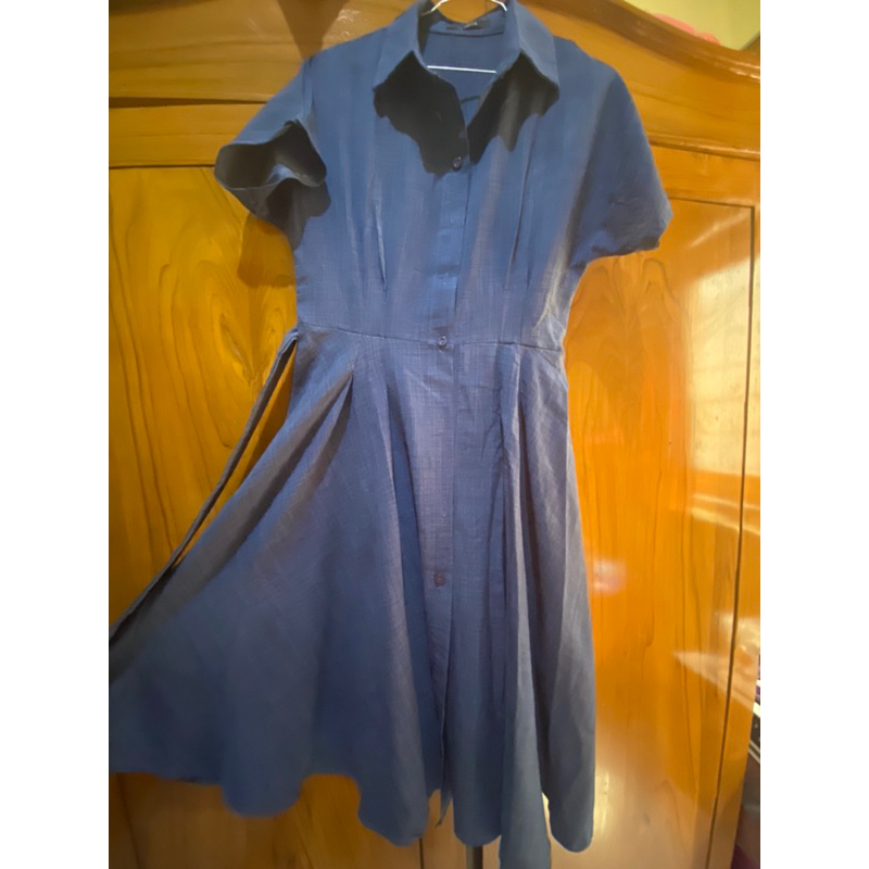 Jual preloved dress warna biru | Shopee Indonesia