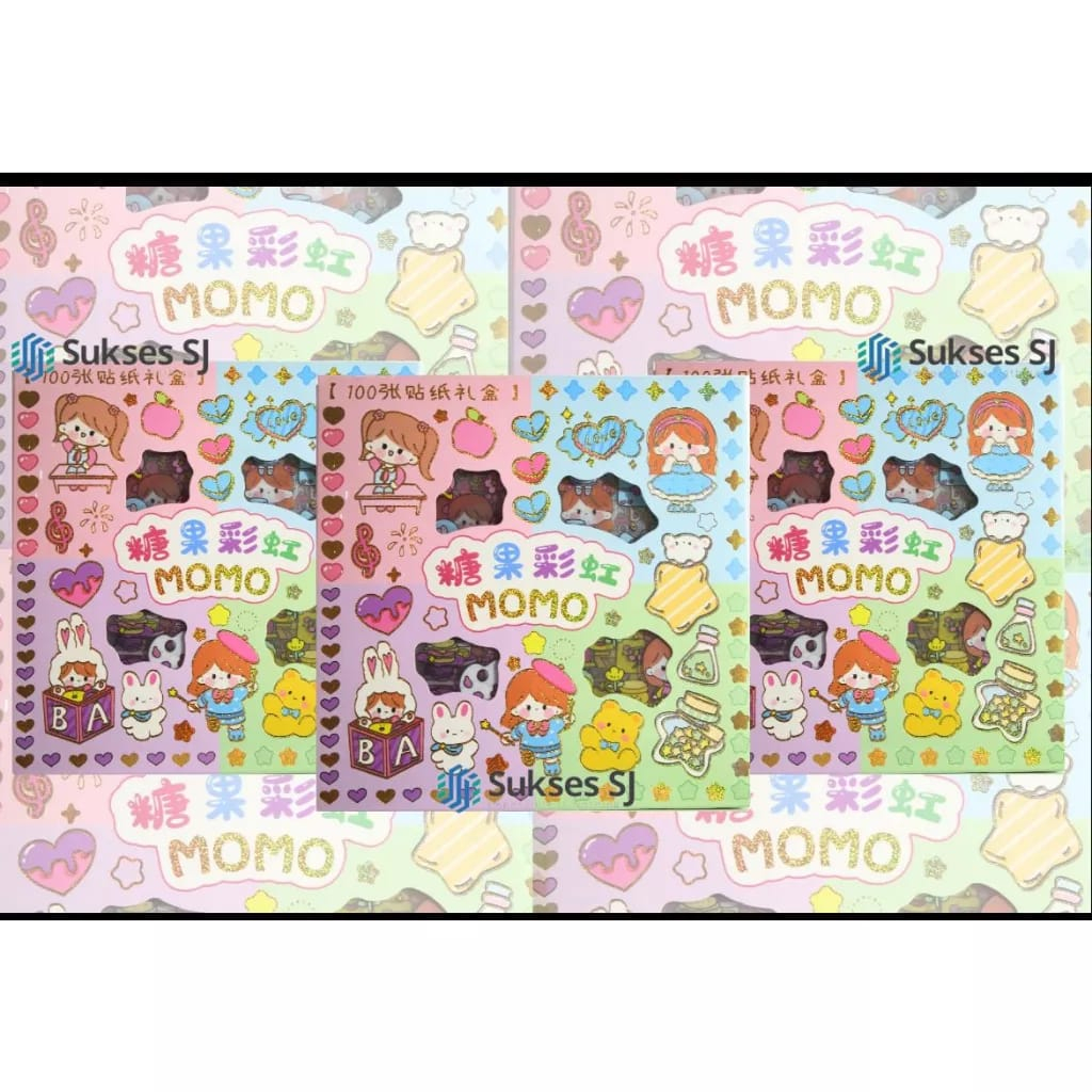Jual 10lembar STICKER MOMO STICKER DIY | Shopee Indonesia