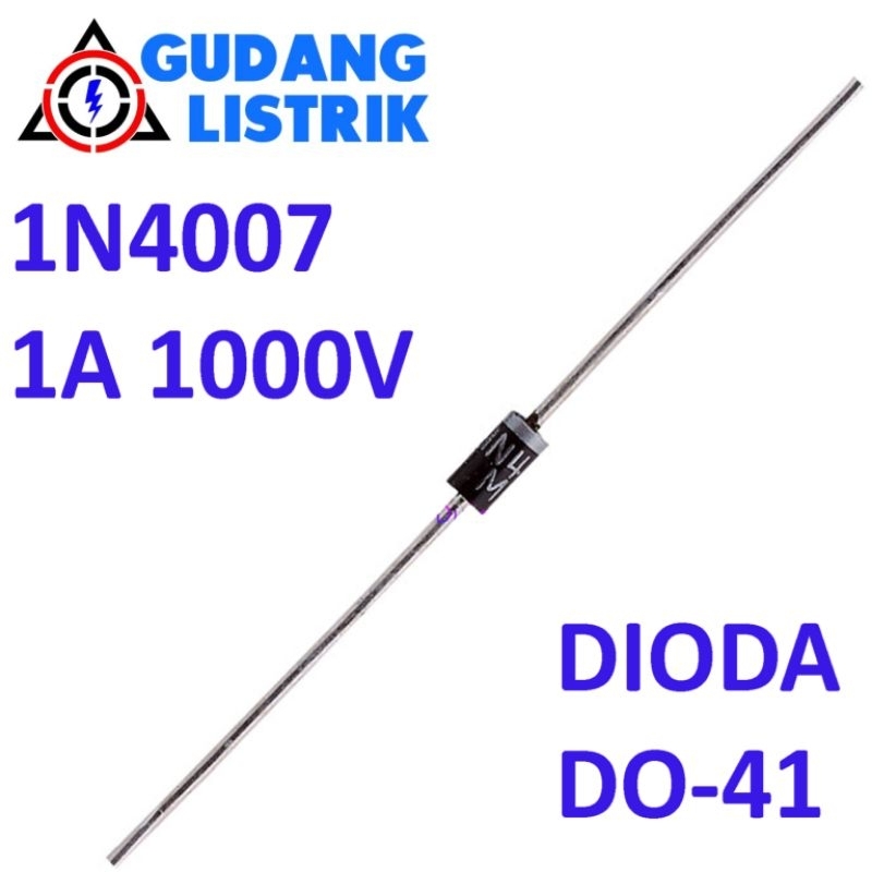 Jual 1 Biji Diode IN4007 Dioda 1N4007 1A 1000V Rectrifier DIP | Shopee ...