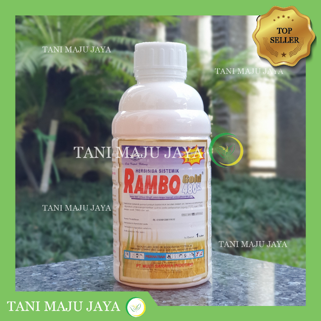 Jual Herbisida Rambo Gold 480SL 1 liter ORIGINAL ASLI 100% Obat ...