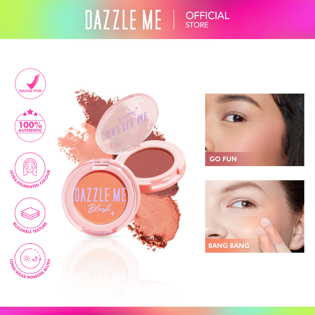 Jual Dazzle Me Sweet Girl Blush On Shopee Indonesia