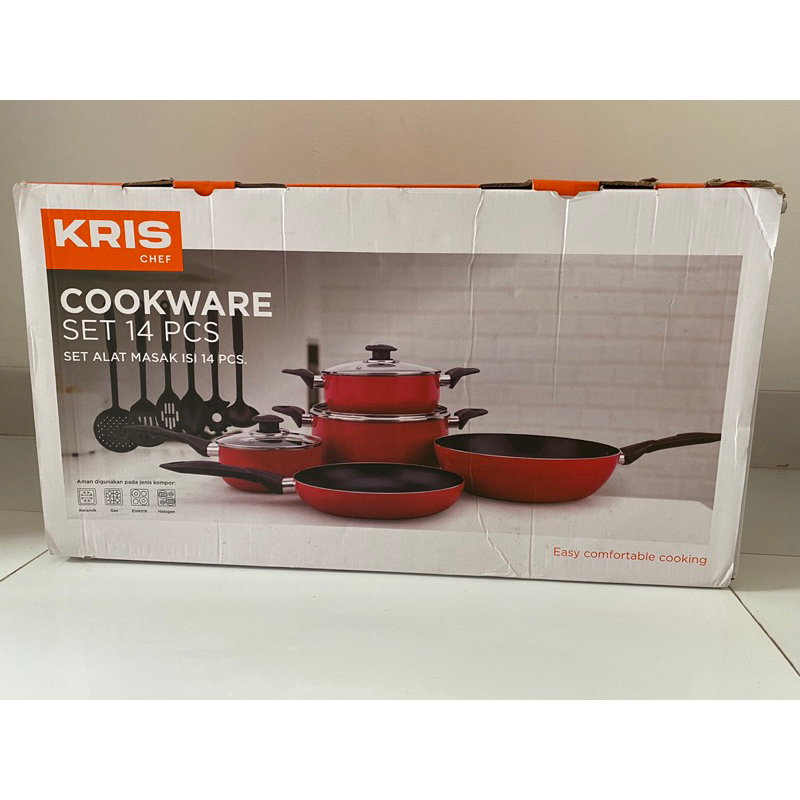Jual Kris Cookware Set 14 in 1 baru ex kado | Shopee Indonesia