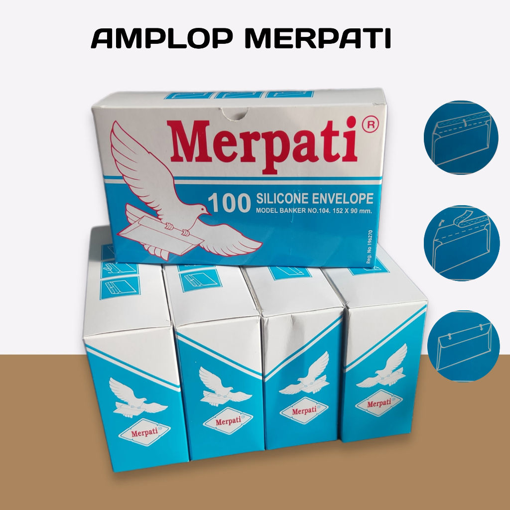 Jual AMPLOP KECIL MERPATI WARNA PUTIH UKURAN 152 x 90 mm | Shopee Indonesia