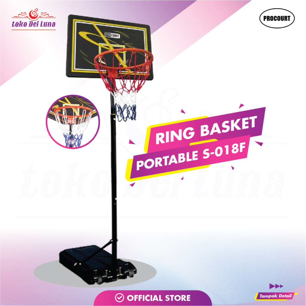 Jual Ring basket portable medium PRO COURT S-018F - ORIGINAL | Shopee ...