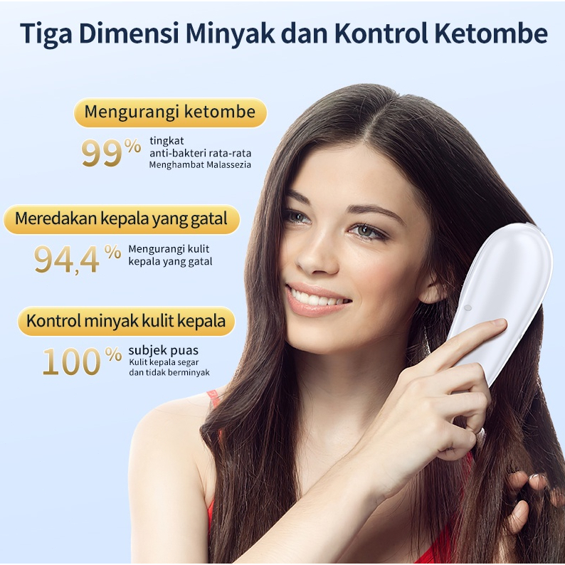 Jual rambut Anti Rontok Sisir Anti Kusut dan Ketombe Sisir Laser hair ...