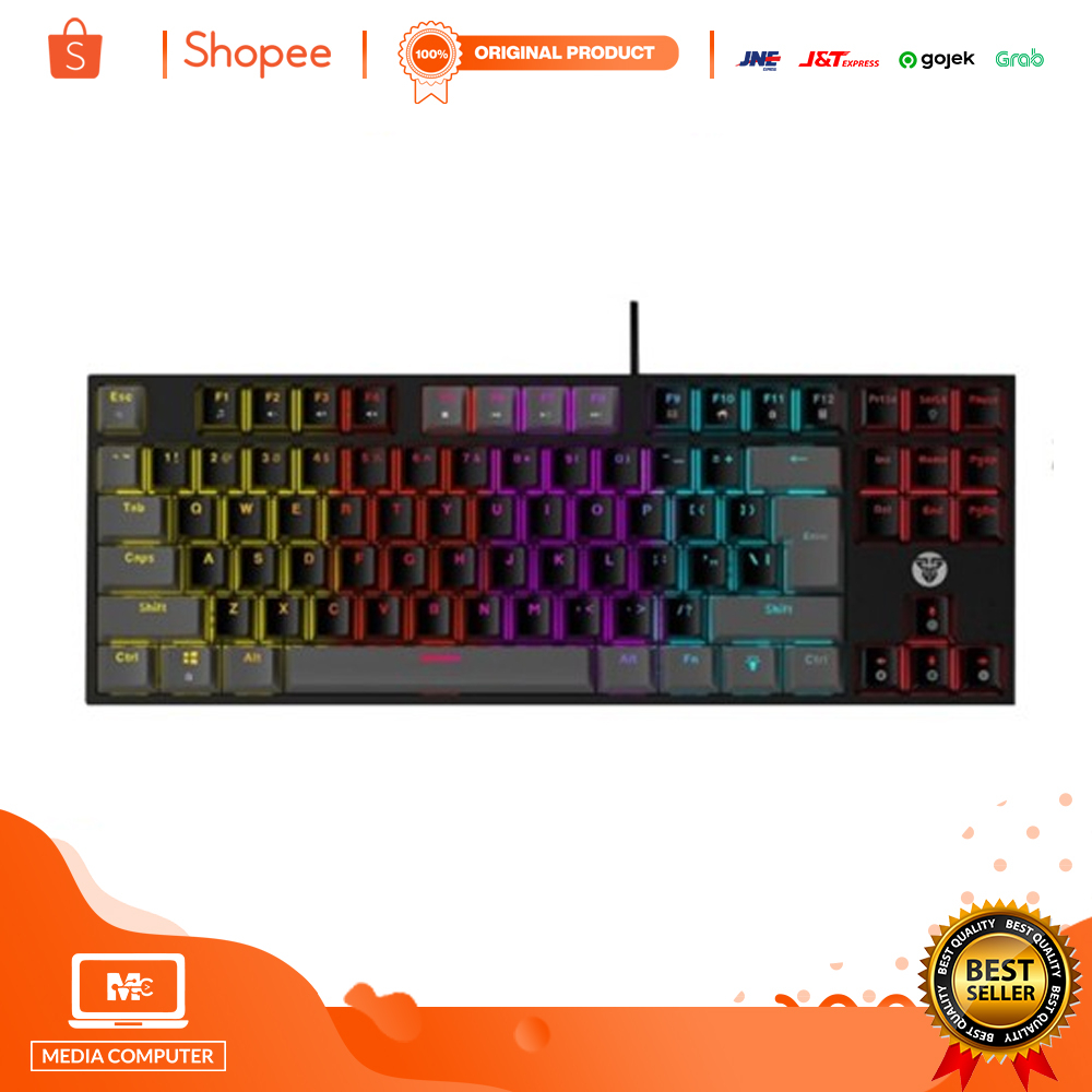 Jual Keyboard Fantech ATOM TKL MK876 BK MECHANICAL Black | Shopee Indonesia