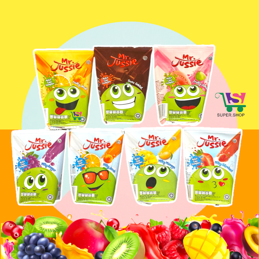 Jual Mr. Jussie Jus Sirup Susu Buah 90 ML | Shopee Indonesia