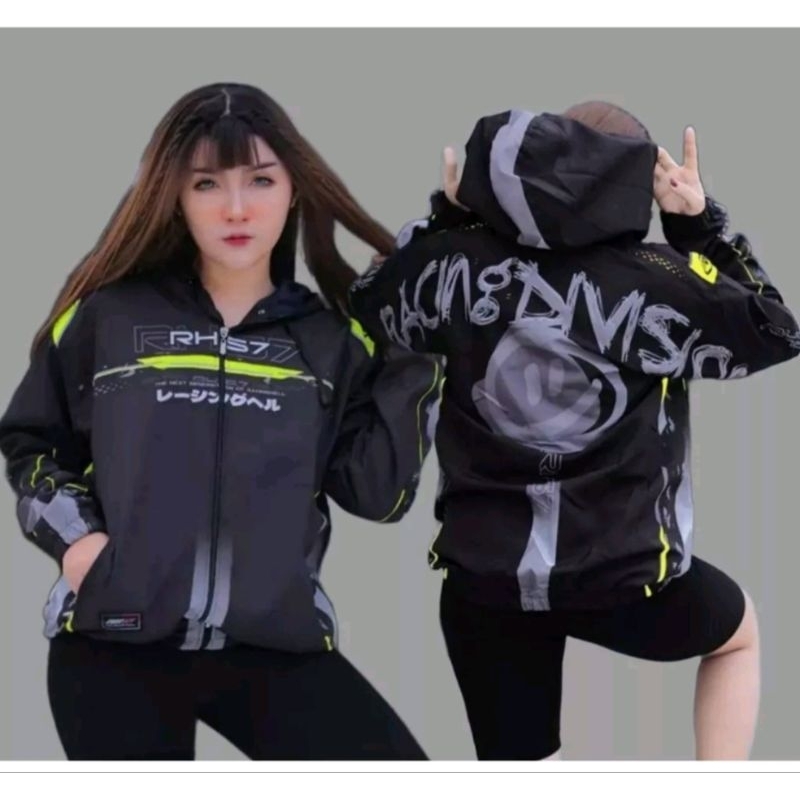 Jual RH57 Jaket Racinghell terbaru JKRN040 Gratis stiker | Shopee Indonesia
