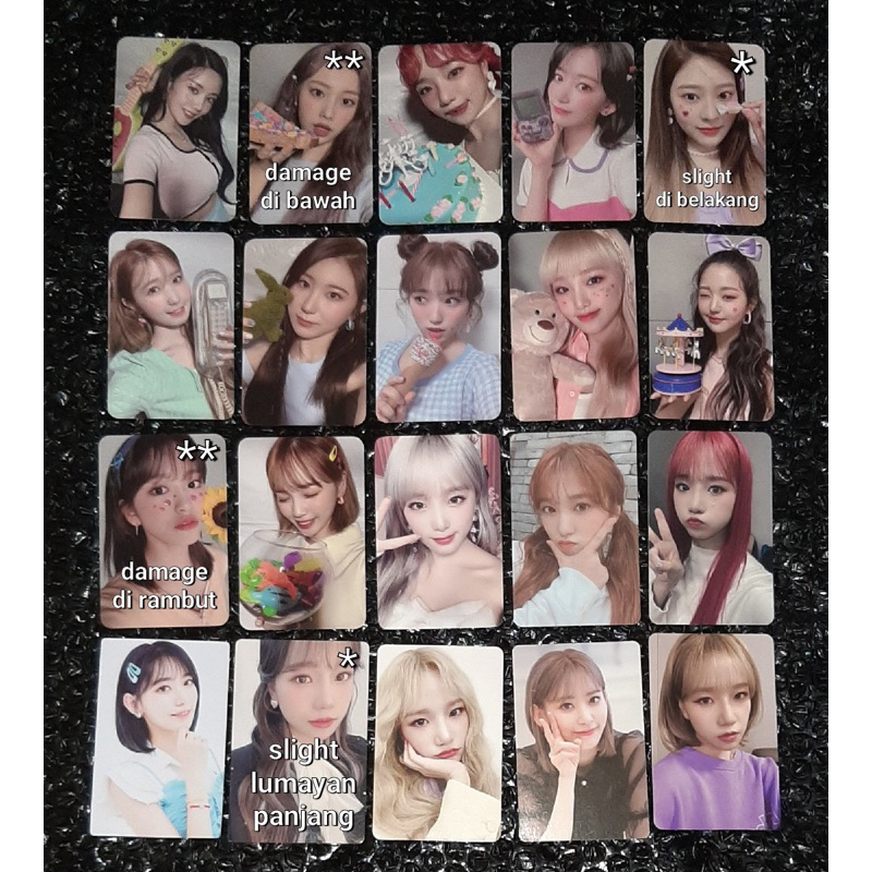 Jual PC PHOTOCARD IZONE IZ*ONE EUNBI HYEWON YURI SAKURA MINJU HITOMI CHAEYEON NAKO YENA WONYOUNG ...